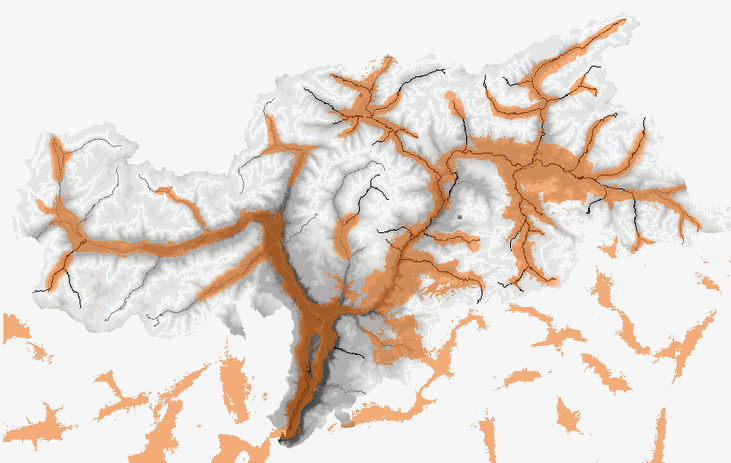 Netzabdeckung der verschiedenen Mobilfunkbetreiber